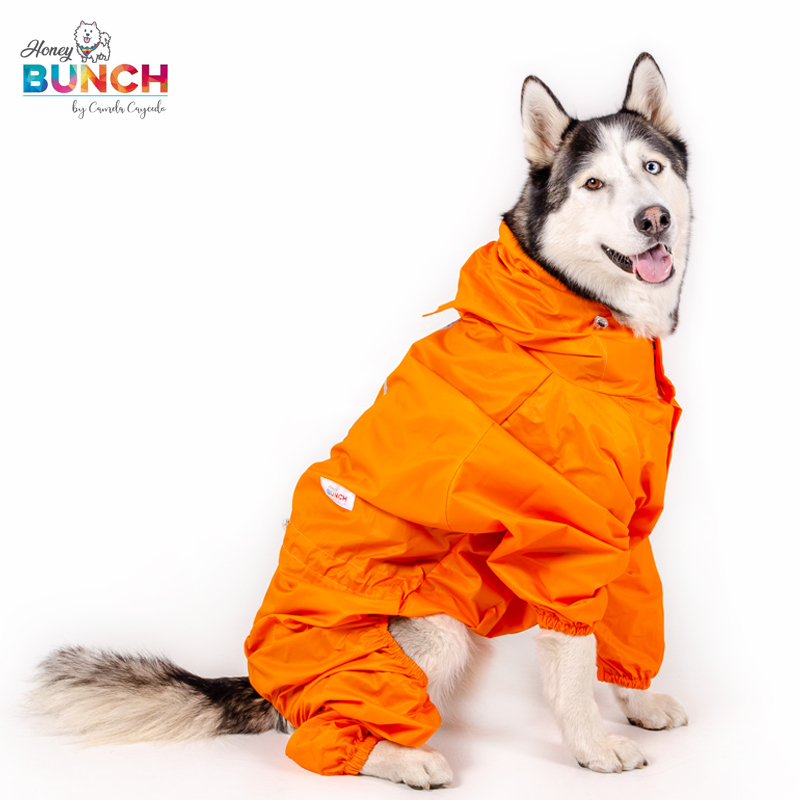 Impermeable enterizo - Naranja | Tienda HoneyBunch