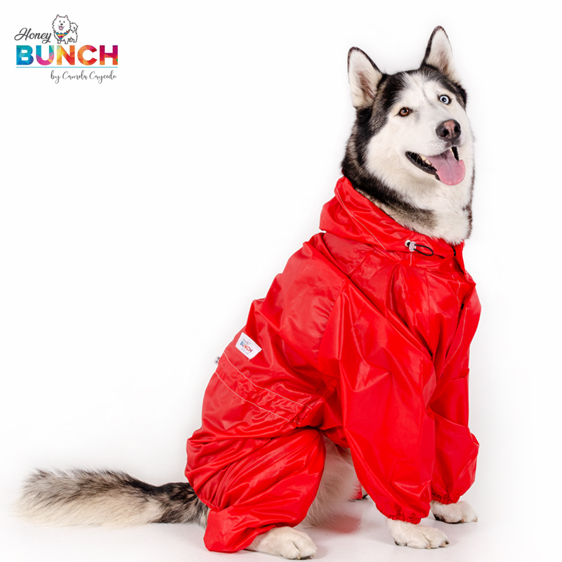 Impermeable enterizo - Rojo | Tienda HoneyBunch